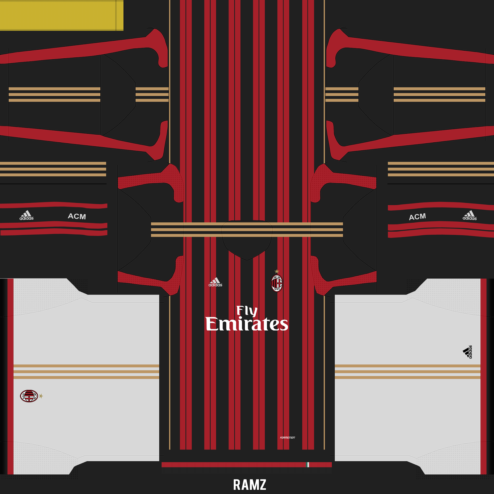 pes-modif: [PES 2014] AC Milan Home Kit by Ram’z