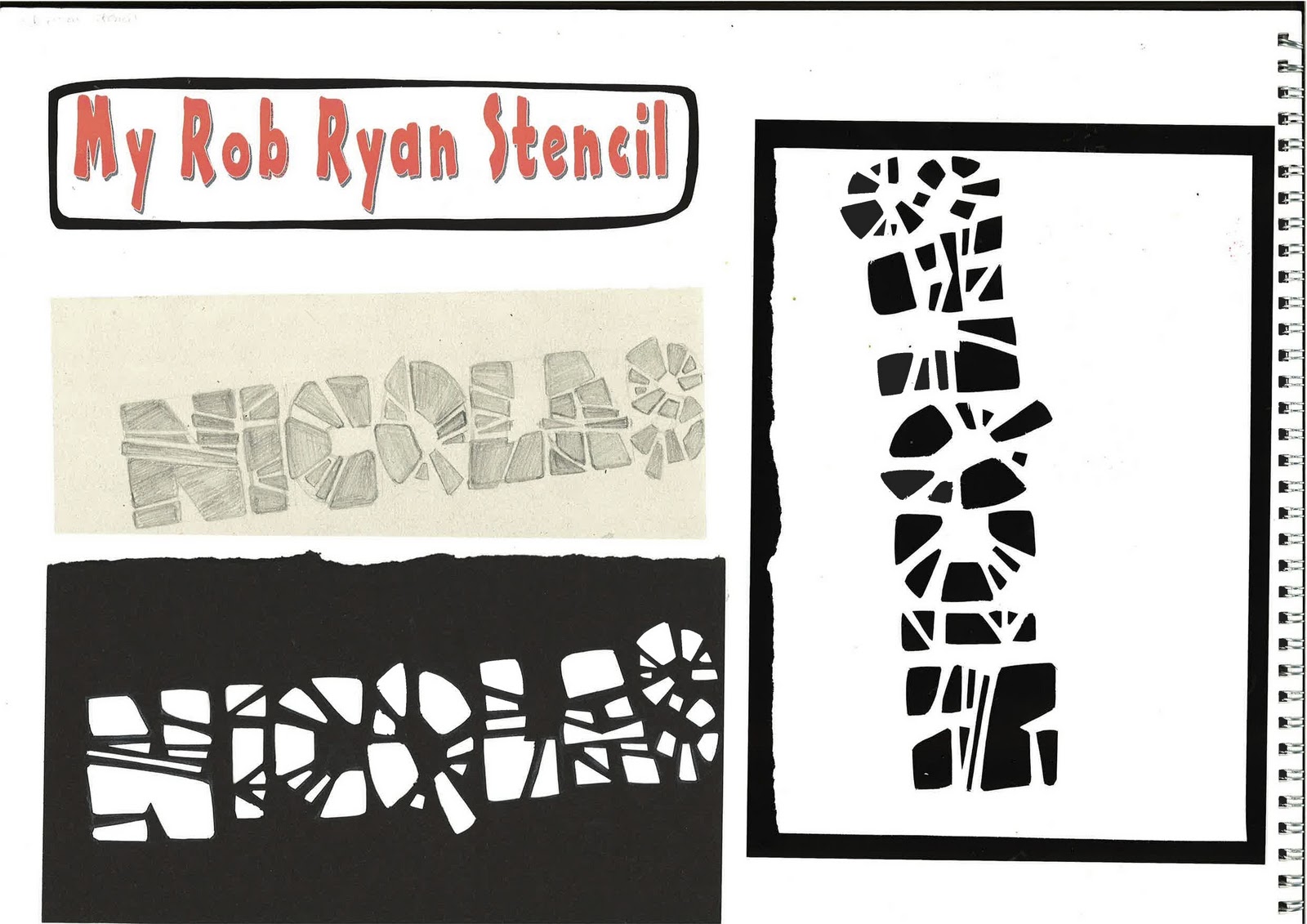 Nicolas Harper Graphics: rob ryan stencil