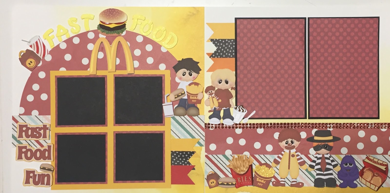 AMAZING GRACE Paper Crafts: Tell Us Your Favorite Fast Food Story