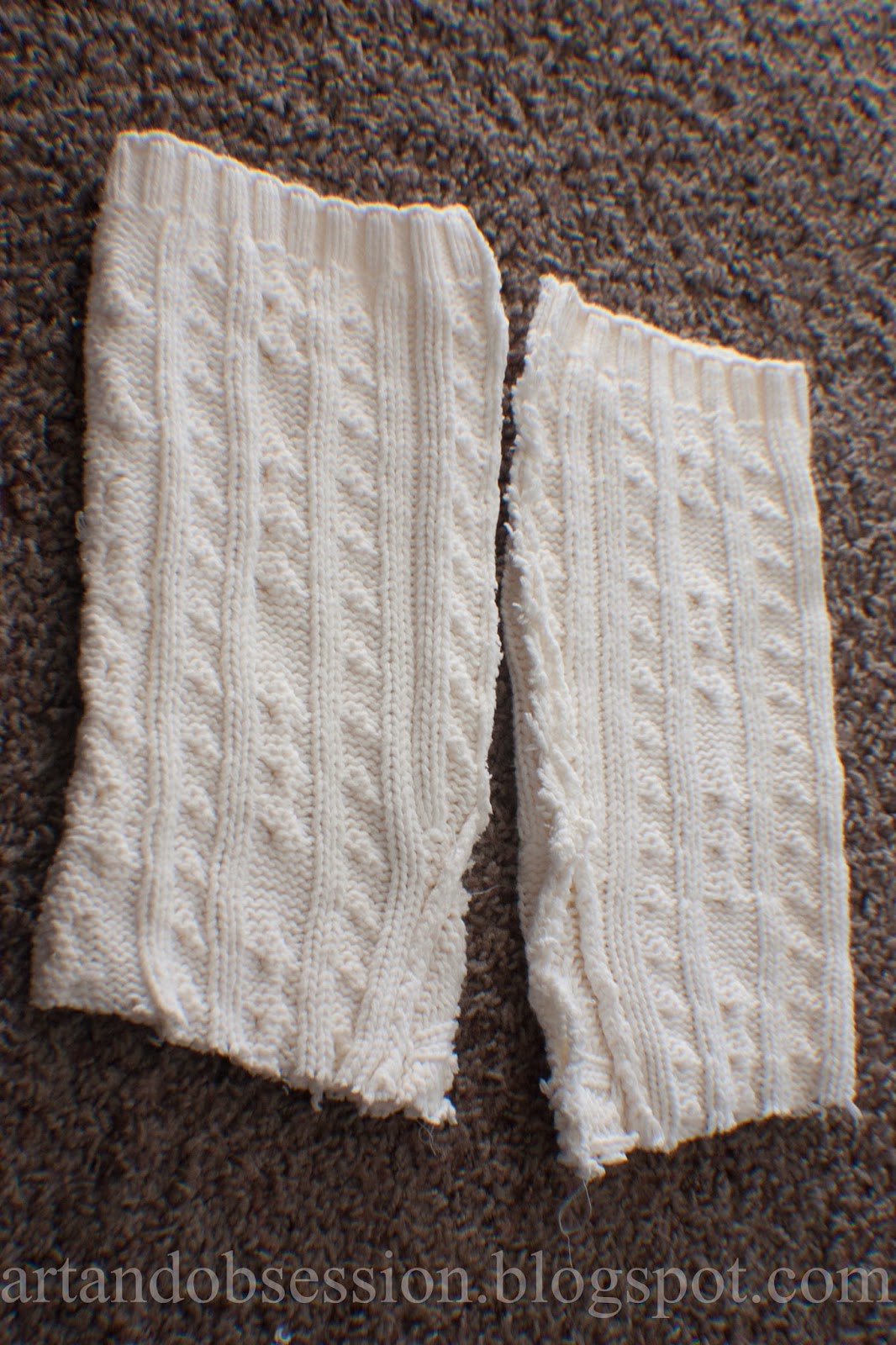 Art and Obsession: DIY Boot Socks