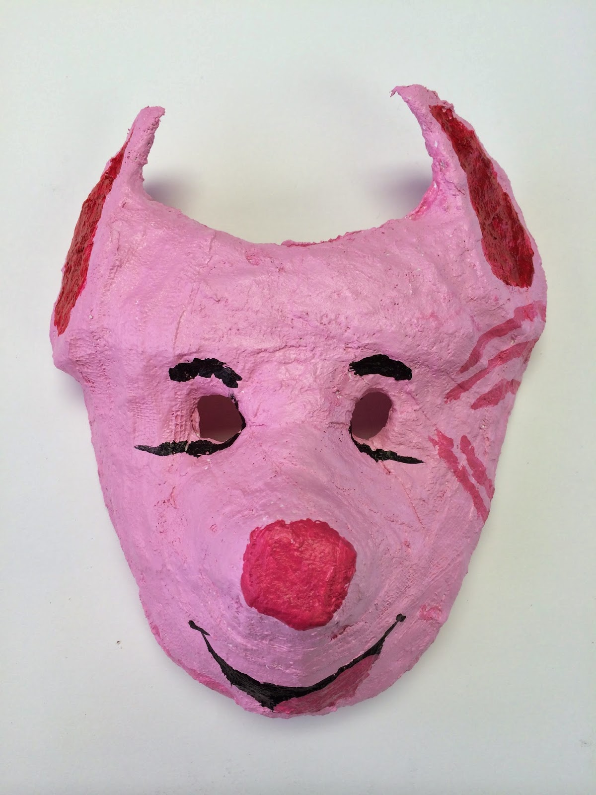 Grauer Art: Final Animal Masks, 6th Grade Art