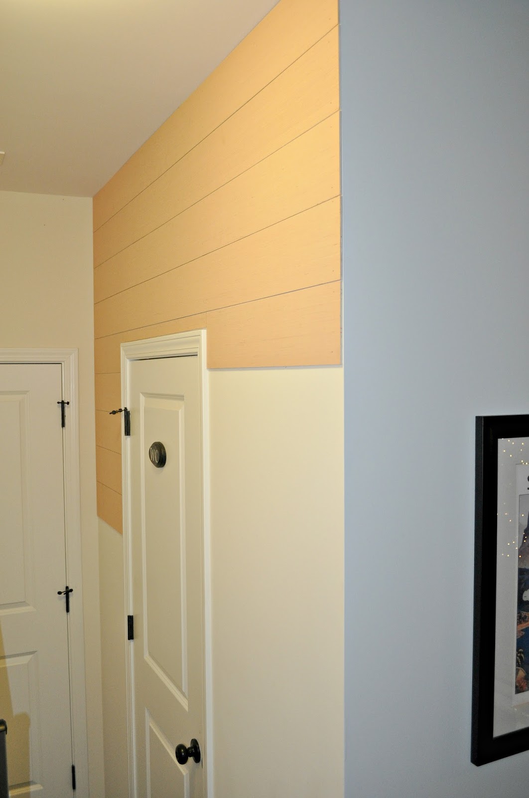 Barefoot Stamp: Faux Shiplap Wall How To