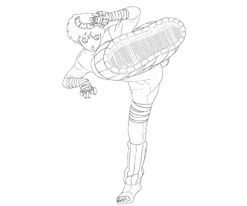 Naruto Rock Lee Profil | How Coloring