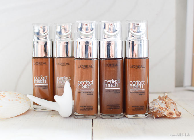 L'Oréal Perfect Match Foundation / Die 29 Nuancen des L'Oréal Make-Up ...