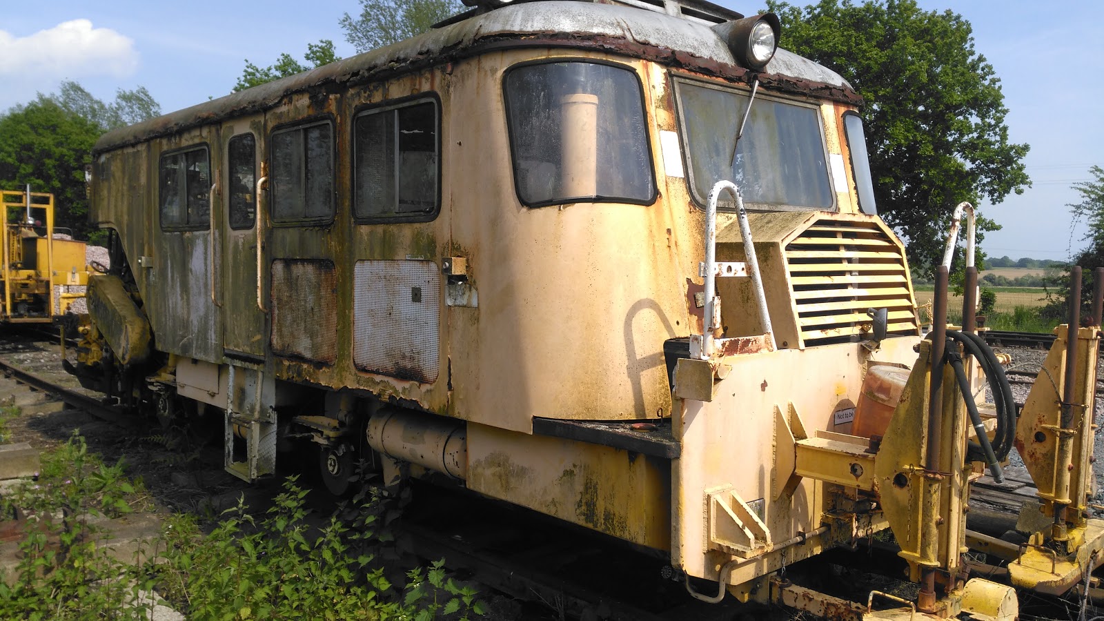 Trackbed Walkers: Wittersham Road station signal box.
