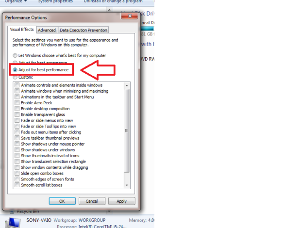 Welcome My Blog: Cara Setting Best Appearance dan Best Performance
