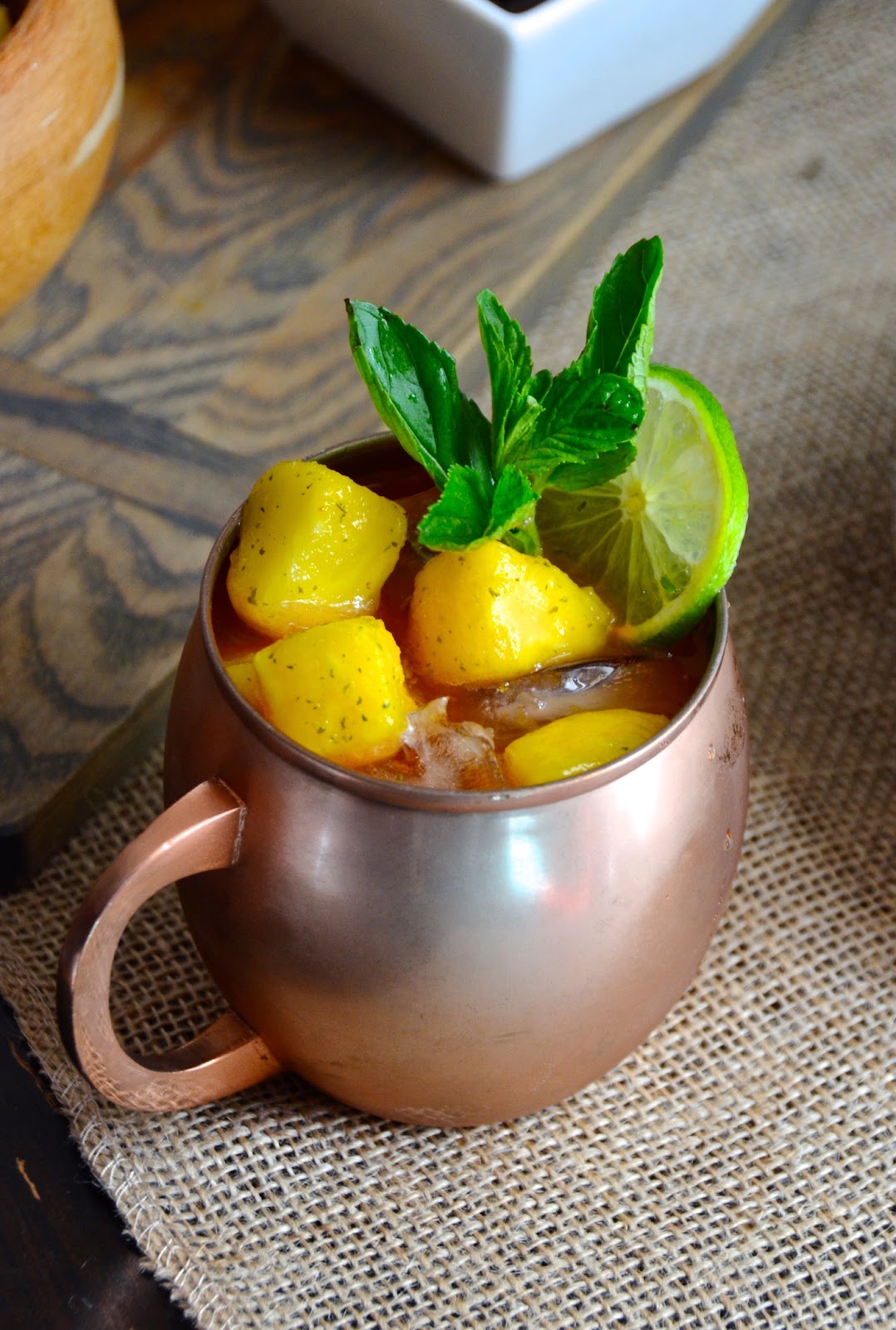 Spicy Pineapple Cilantro Moscow Mules - Always Order Dessert