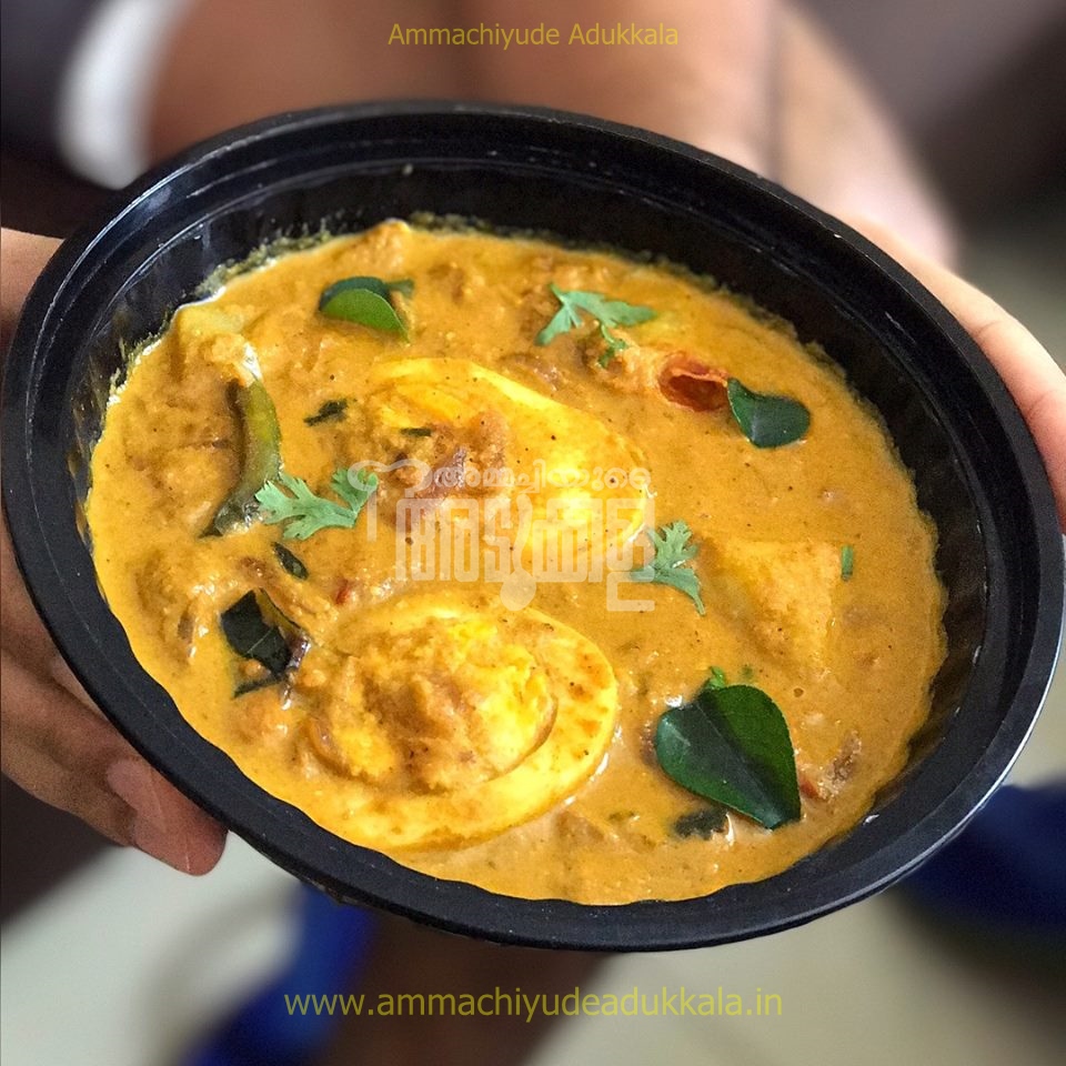 Thenga Aracha Mutta Curry