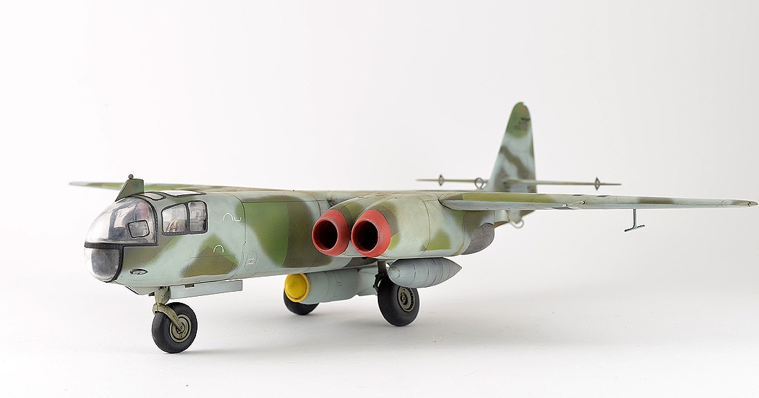 KAWIARENKA MODELARSKA: Arado Ar234 C-3 Jet Bomber - Revell / Hasegawa 1/48