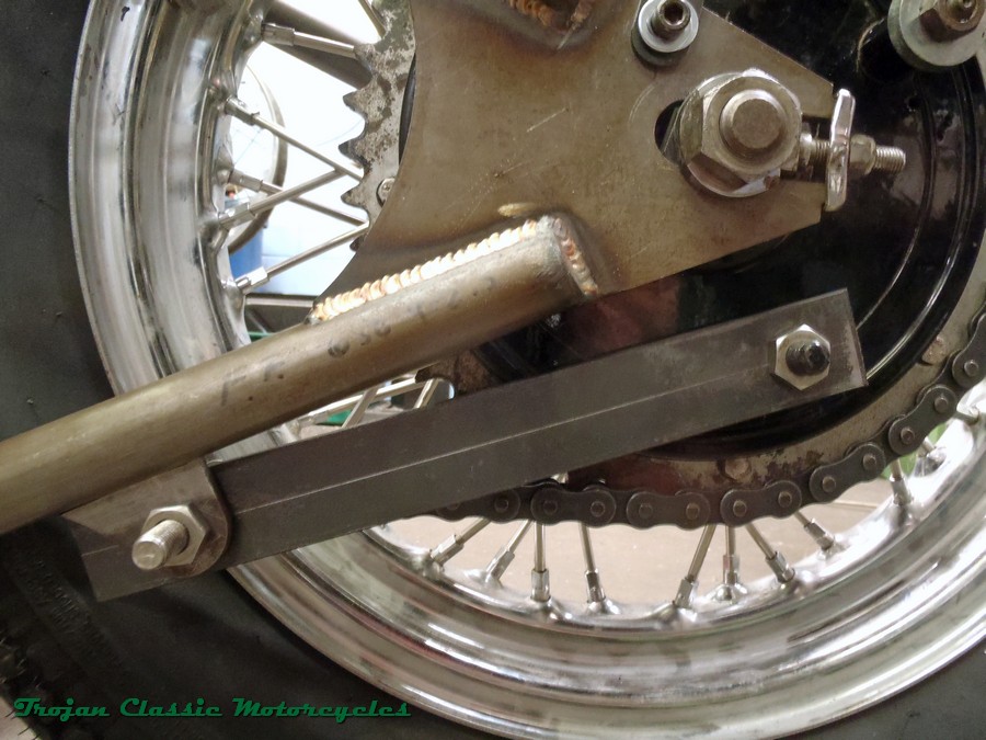 Our Blog The Gift Horse - Kustom 750 Triumph Bobber build photos