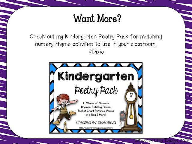 Teachin' Little Texans: Nursery Rhyme QR Codes