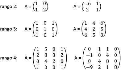 Matemáticas10: Ejemplos de Matriz Cuadrada