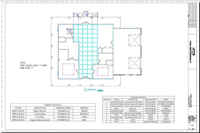 Random Guy's Architecture: RGA Ceiling Plan (and cabinet/ appliance ...
