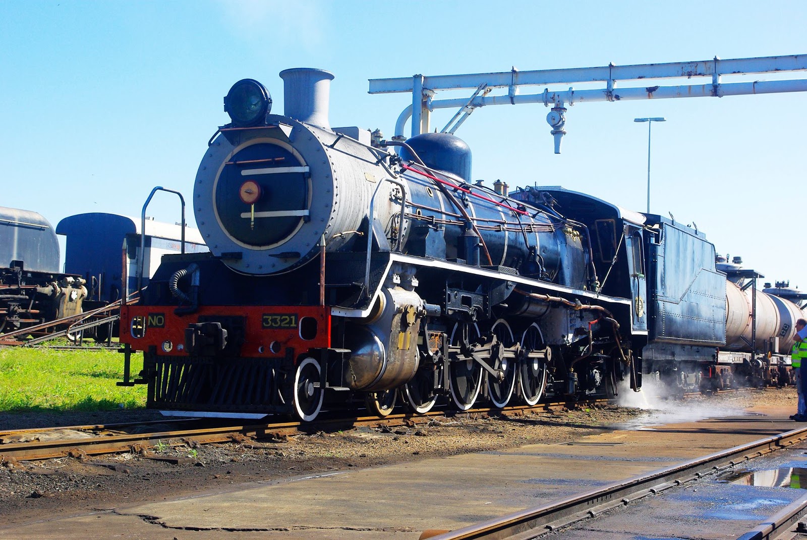 old STEAM LOCOMOTIVES in South Africa: SAR 19D 3321 - NB 26041-1948 ...