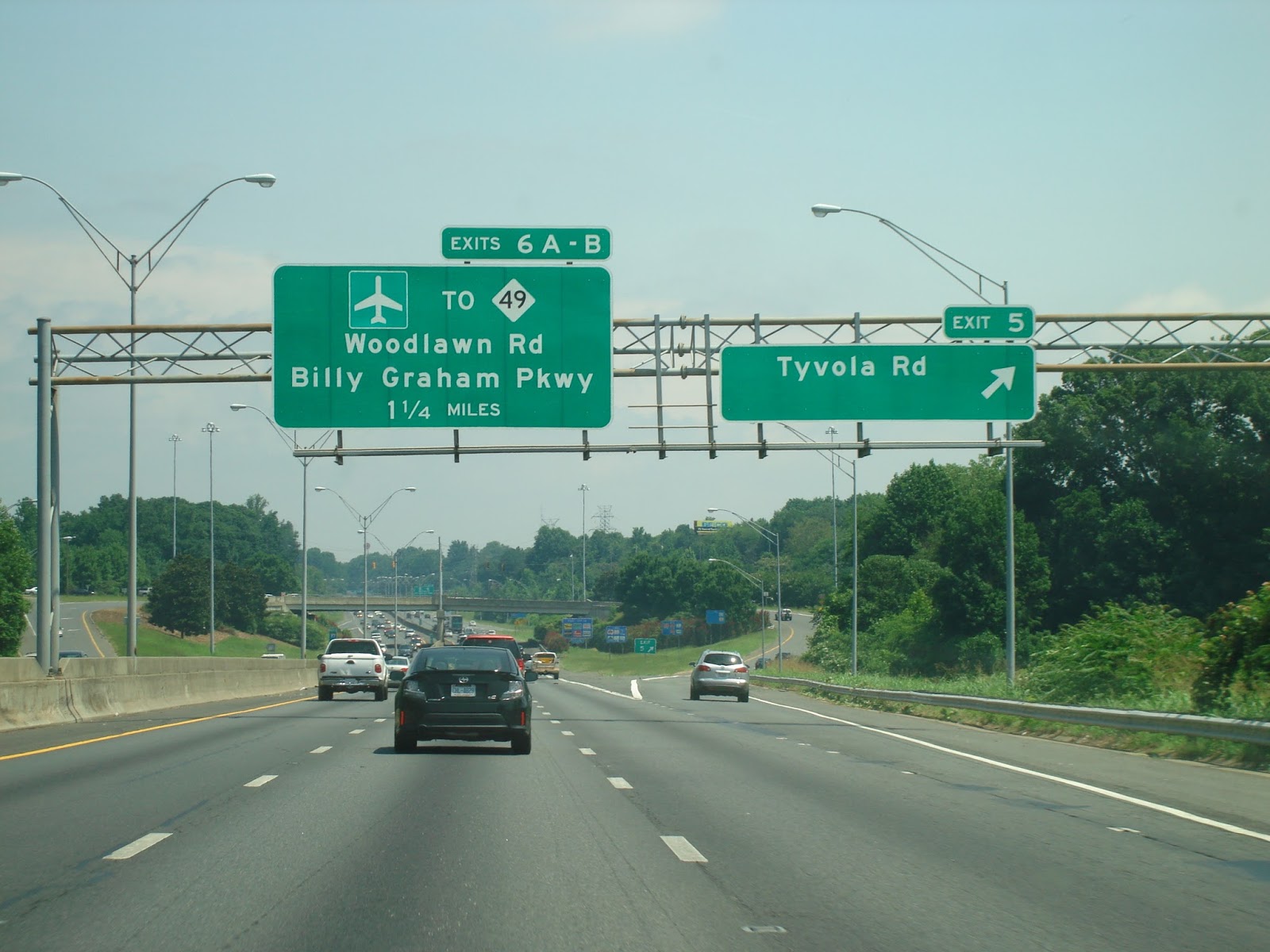 Luke's Signs: Interstate 77 & Interstate 277 - Charlotte, NC