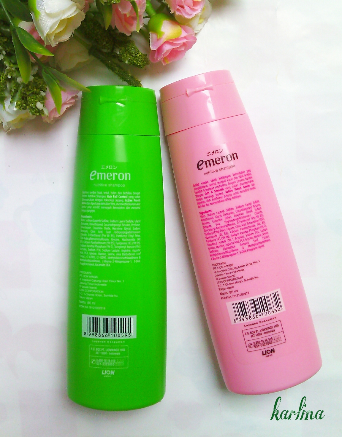 BEAUTY: EMERON NUTRITIVE SHAMPOO SOFT AND SMOOTH & HAIR FALL CONTROL ...