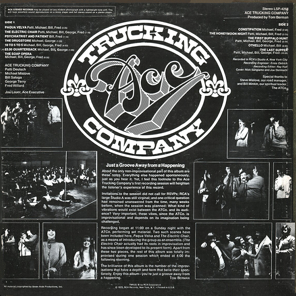 Vintage Stand-up Comedy: Ace Trucking Company - Ace Trucking Company 1970