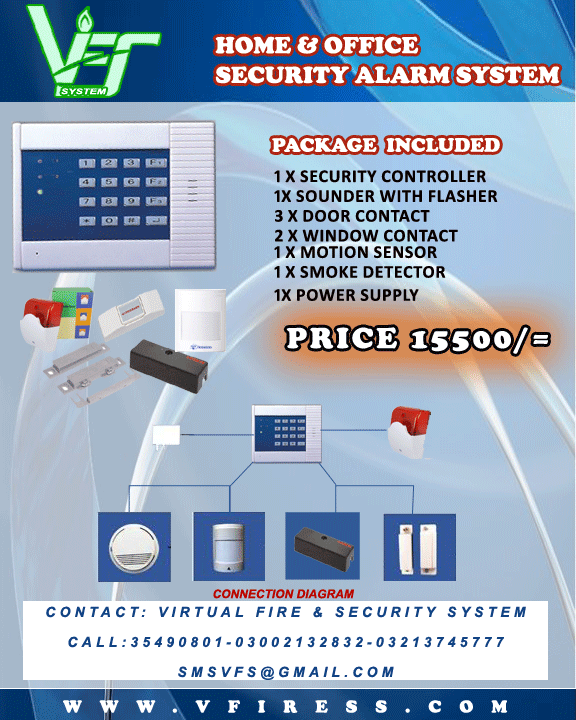 virtual fire & security system