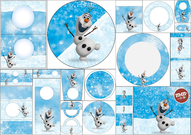 Olaf Printable Feet