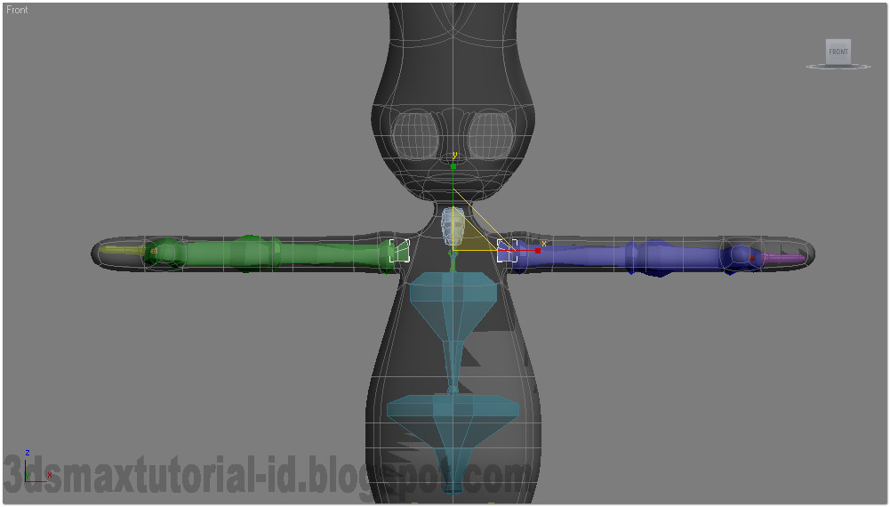 Memasang Biped Pada Alien (3ds Max Rigging Tutorial) ~ 3ds Max Tutorial ...