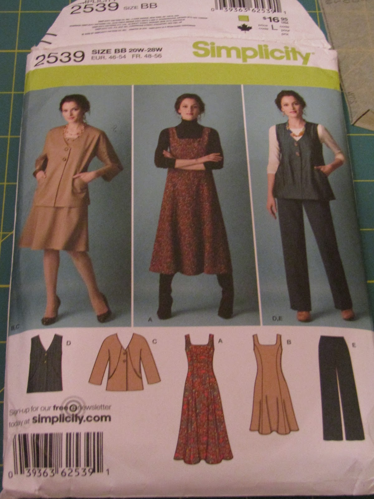 Sew Plus: Simplicity 2539 Jacket