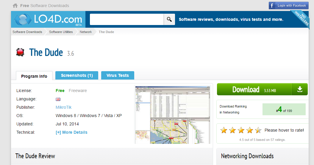 SECURITY: [Network Management System] The Dude install