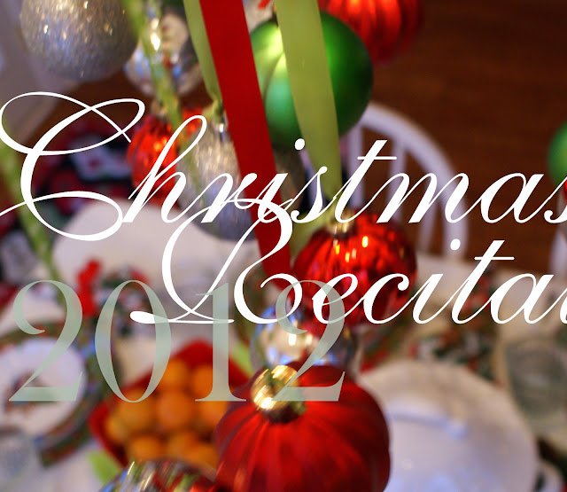 A Little Loveliness: Christmas Recital & A Simple Holiday Supper