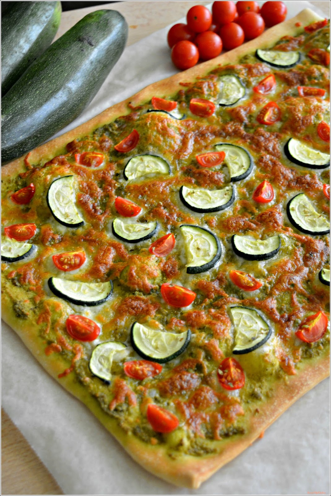 Sweet my Kitchen: Pizza de courgette