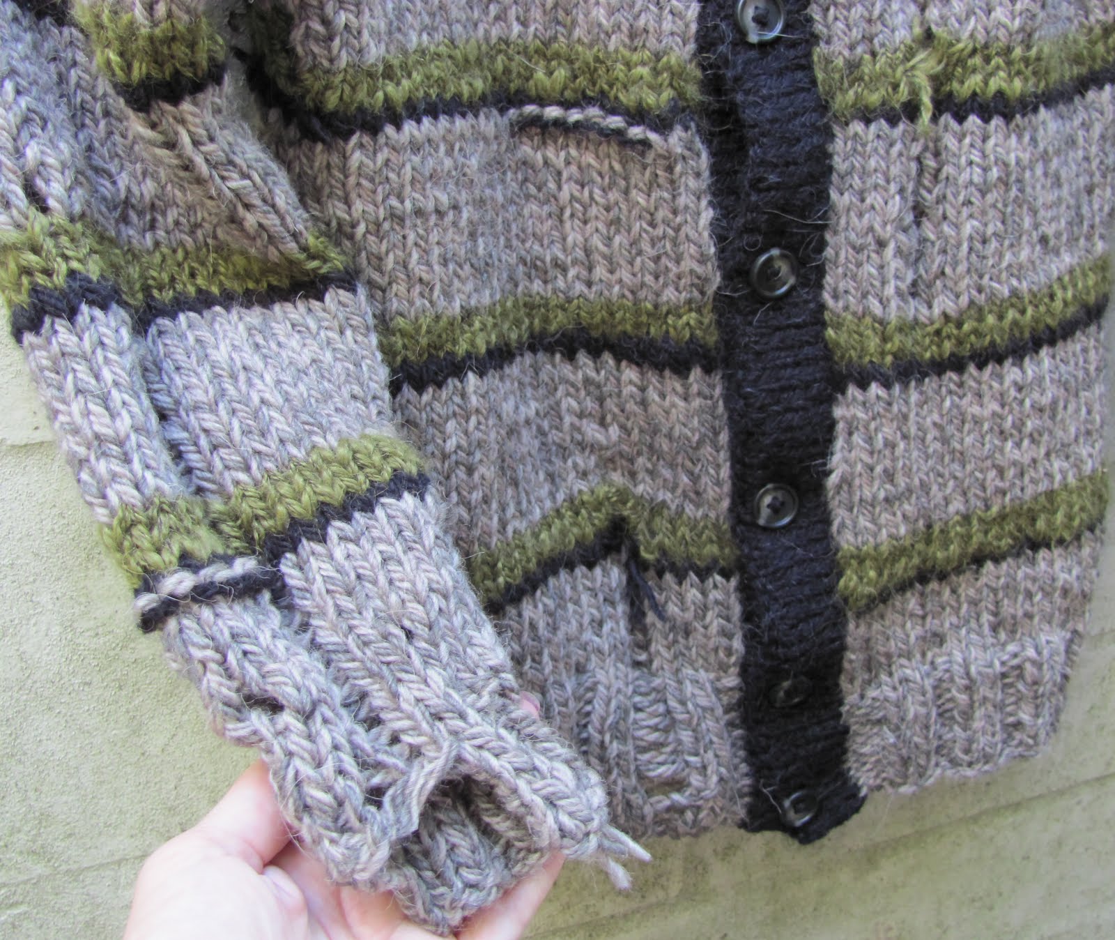Fashioned by Lyndell: Musing about Distressed Knitting: part 2