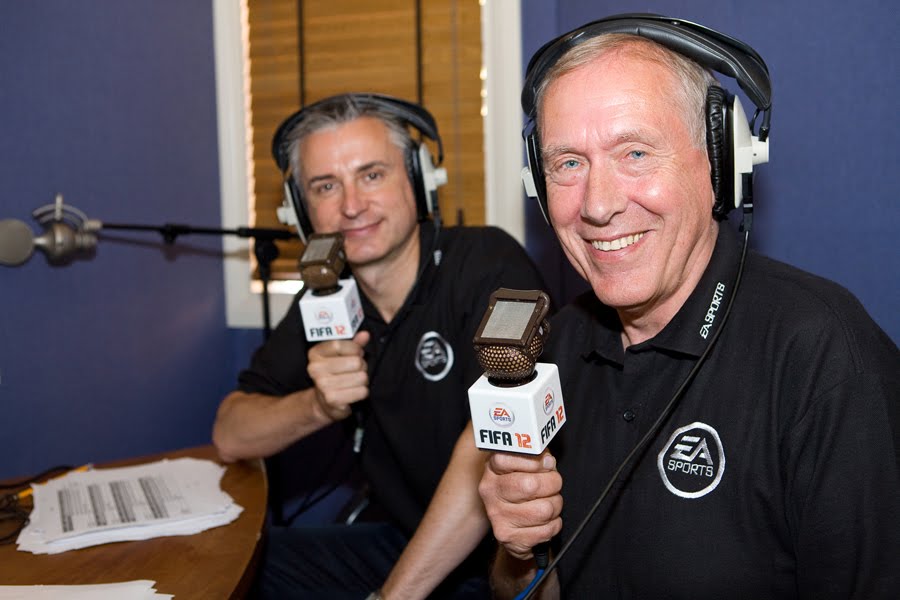 Lee Goldup Photography: Martin Tyler & Alan Smith for EA Sports - FIFA 12