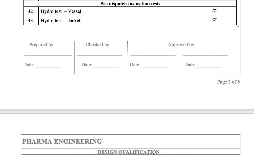 Design Qualification ( DQ ) - Pharma Engineering