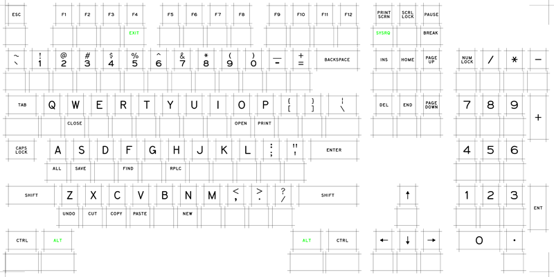 Keycap DIY: IBM Model M keycap custom printing service
