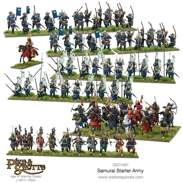 Tabletop Fix: Warlord Games -Pike&Shotte Samurai Army Pre-Order
