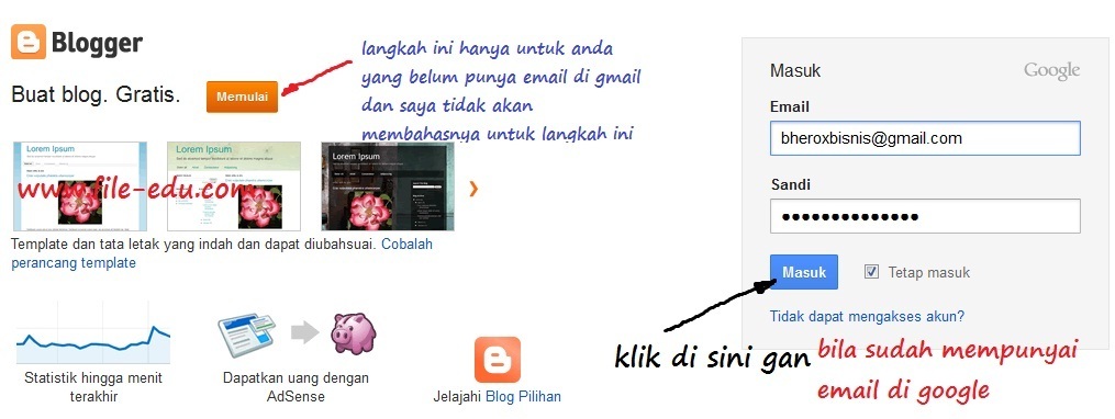Cara membuat blog atau website di blogspot | Soal dan Jawaban | Cara ...