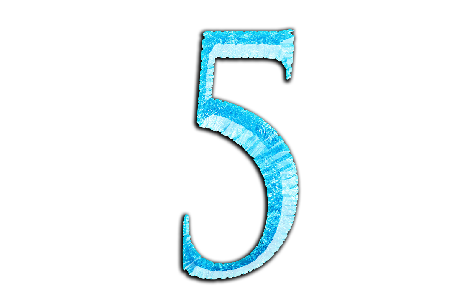 PNG: Numeros em PNG Frozen