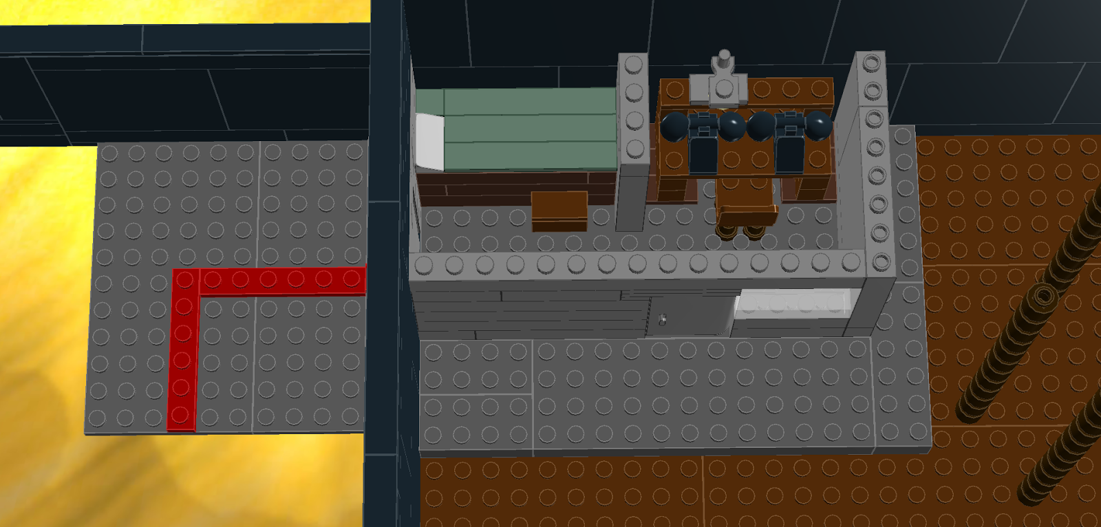 The Dark Streets of the Cardboard City: The Drowned Lego: Ground Floor