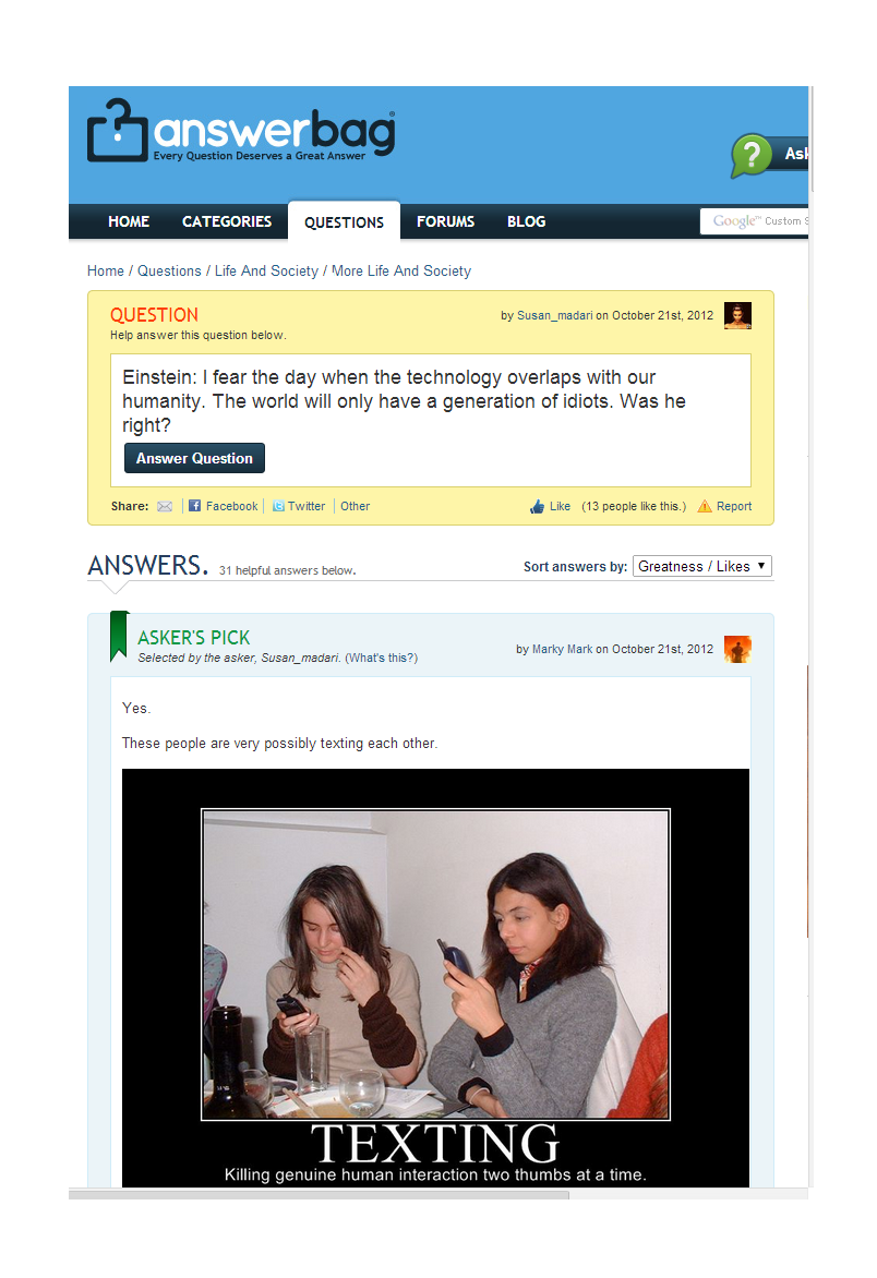 Apuntes de Arevalo: ¿Lo dijo Einstein?