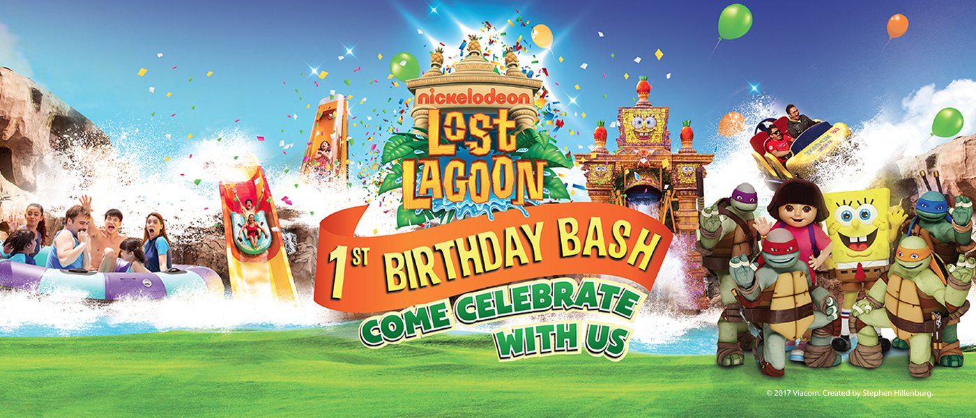 NickALive!: Nickelodeon Lost Lagoon Celebrates First Birthday With Party