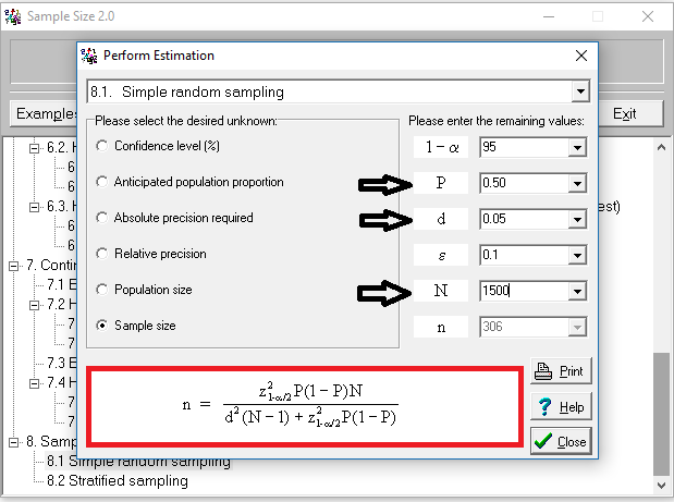 Menghitung Sampel Penelitian Dengan Software Sample Size WHO ~ Health ...