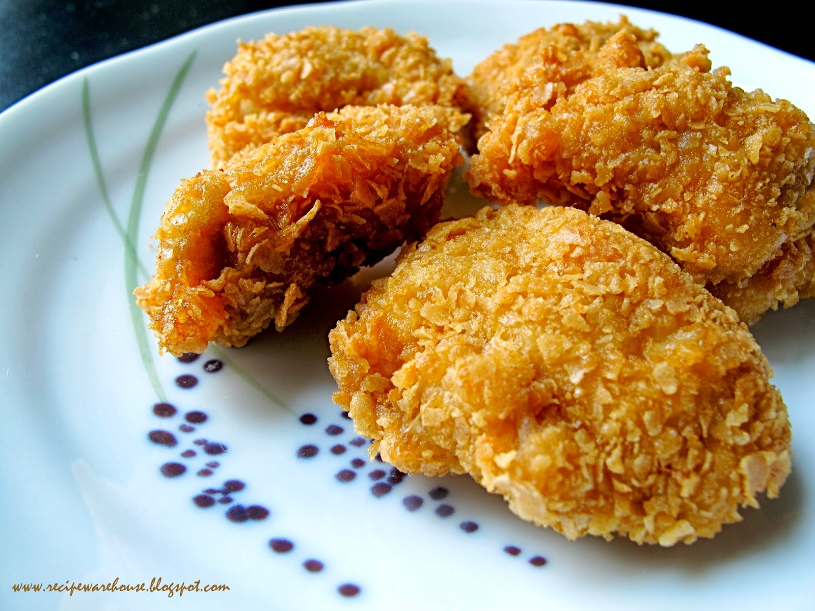 Cereal-Coated Crispy Chicken Bite‏ (麦片炸鸡） | Recipe Warehouse