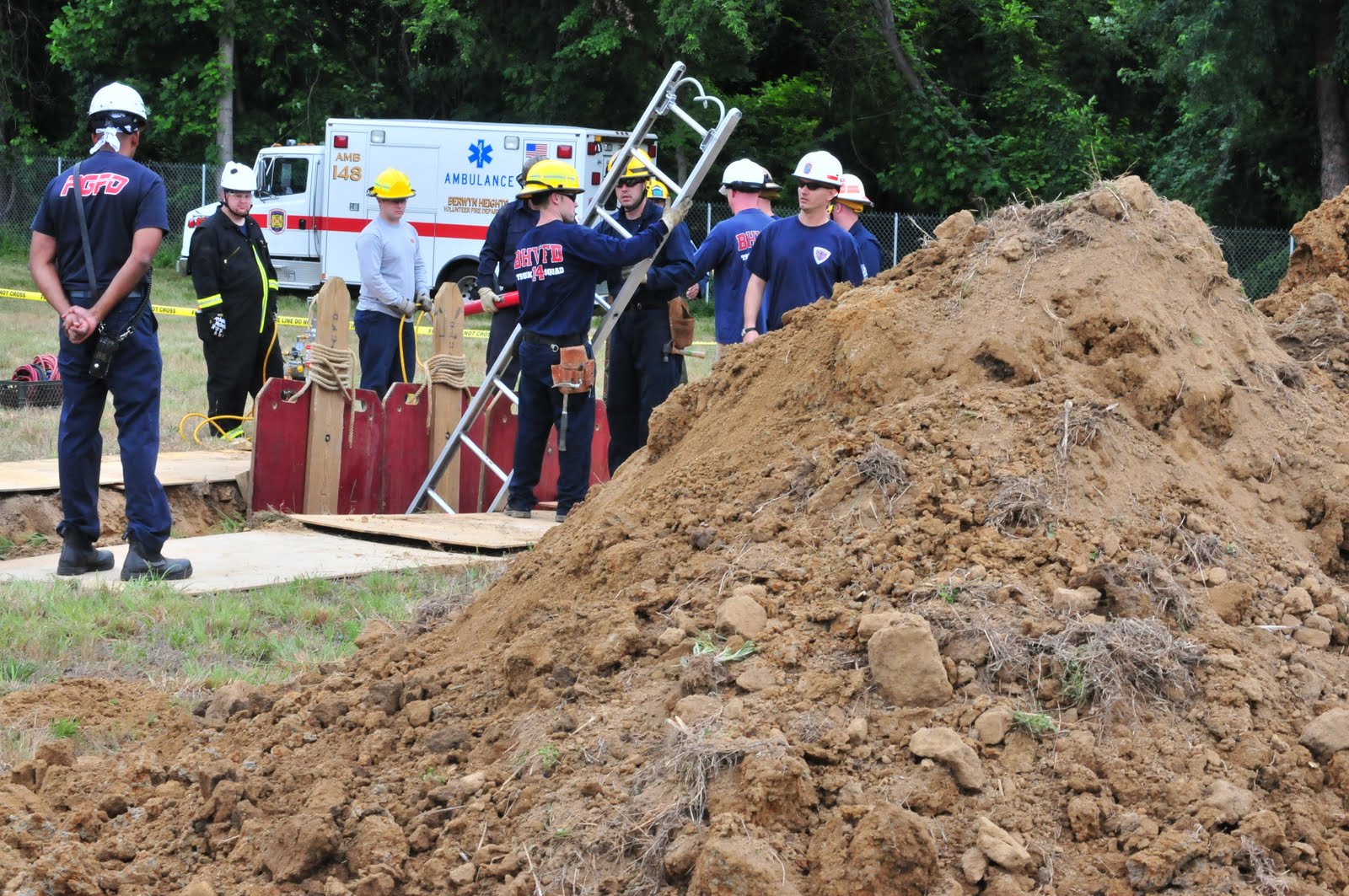 Firefighters Attend Trench Rescue Class