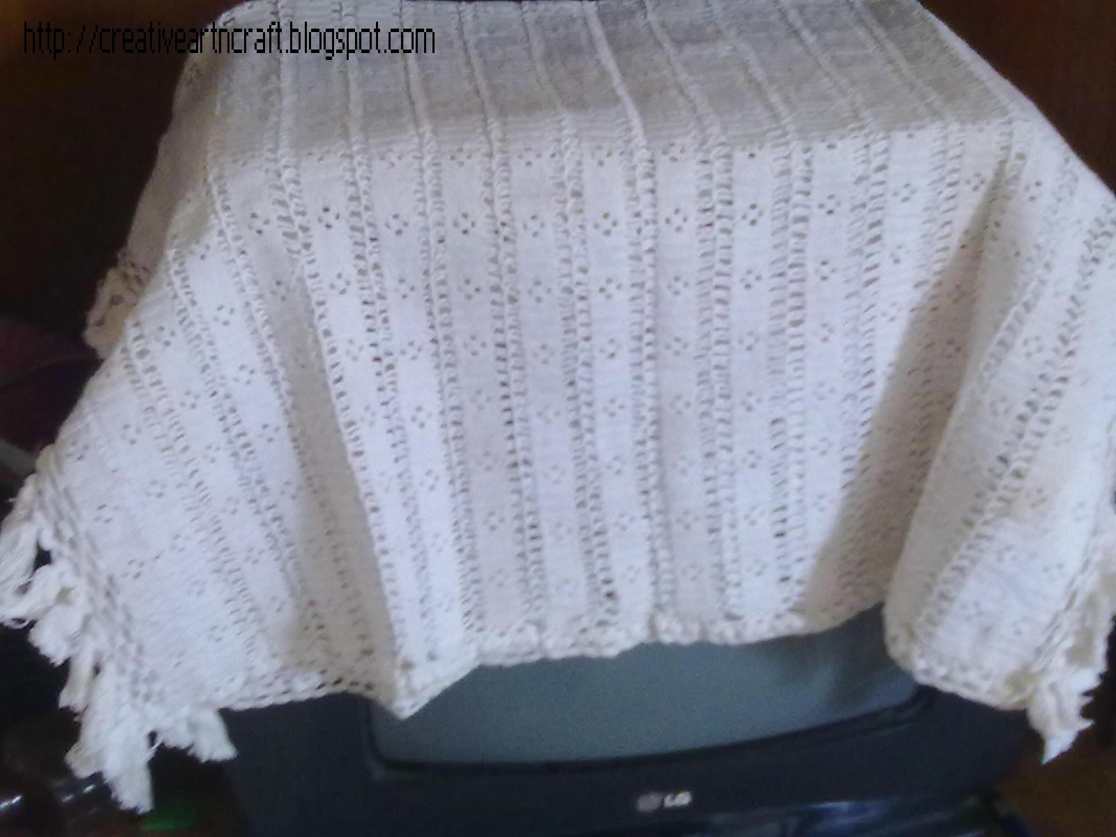 Anu's art and crafts: Crochet TV Cover