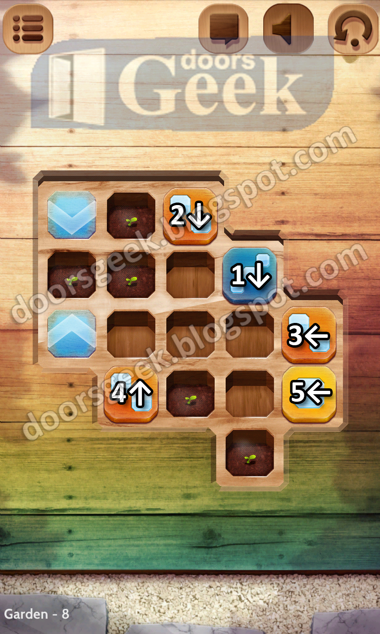 Puzzle Retreat Garden Level 8 ~ Doors Geek
