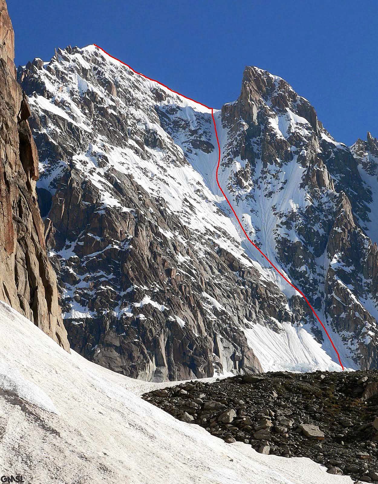 Carnets du Mont-Blanc: Aiguille Verte, couloir Whymper