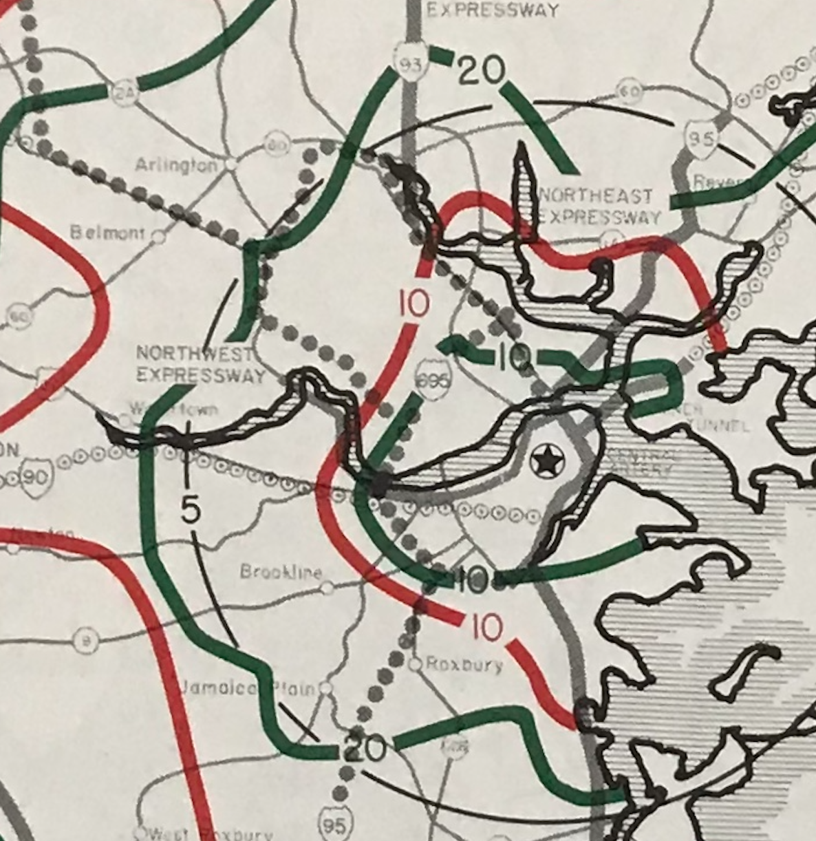 Map of the Week: Boston's Highway Dreams