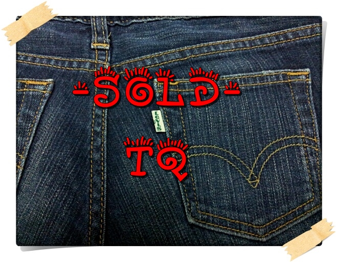 Patch. Your. Pocket: Authentic Levis (WHITE Tag) - Straight Cut