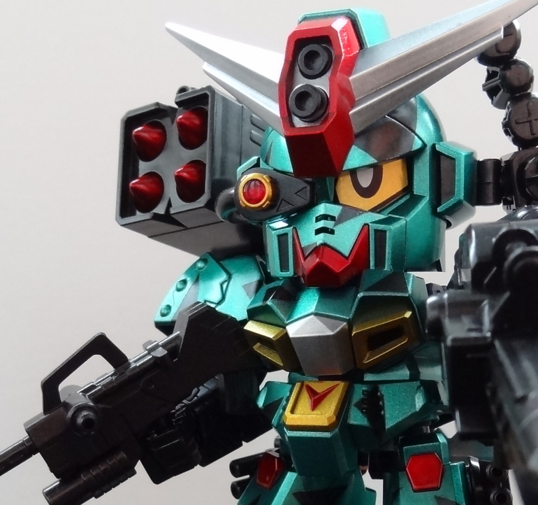 SD Legend BB Command Gundam painted build