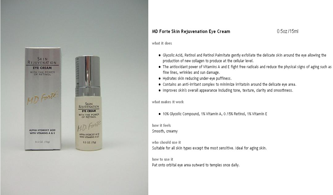 LAME ve DORE: MD Forte Skin Rejuvenation Eye Cream