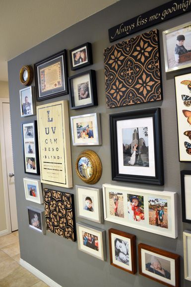 40 ΙΔΕΕΣ ΓΙΑ ΚΟΛΑΖ ΦΩΤΟΓΡΑΦΙΩΝ ΣΤΟΝ ΤΟΙΧΟ (family photo wall)