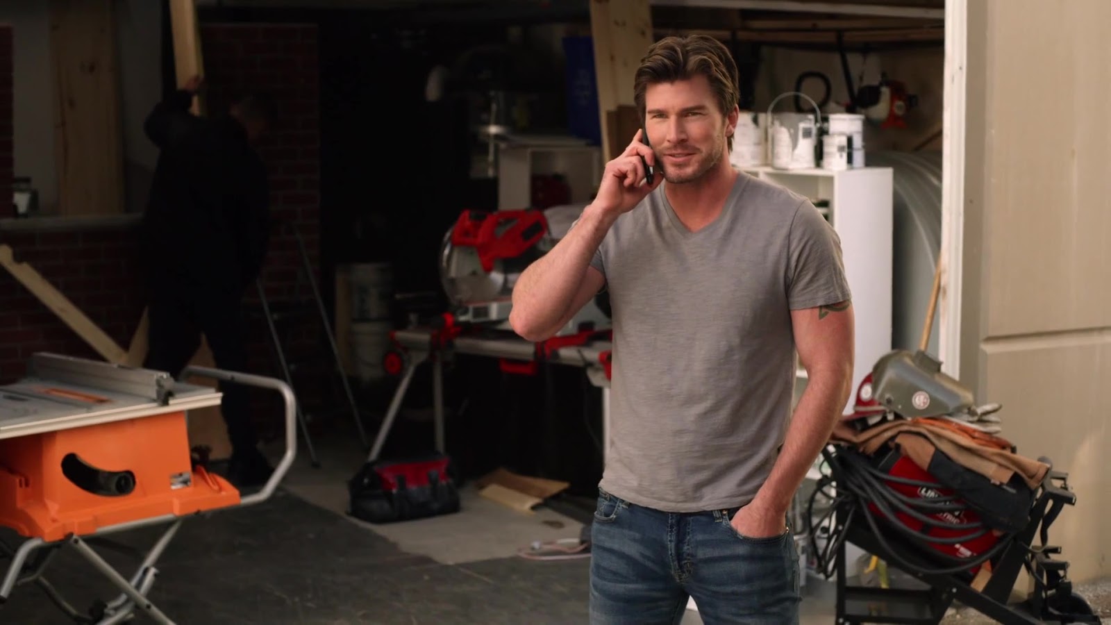 ausCAPS: Christopher Russell shirtless in Mr 365